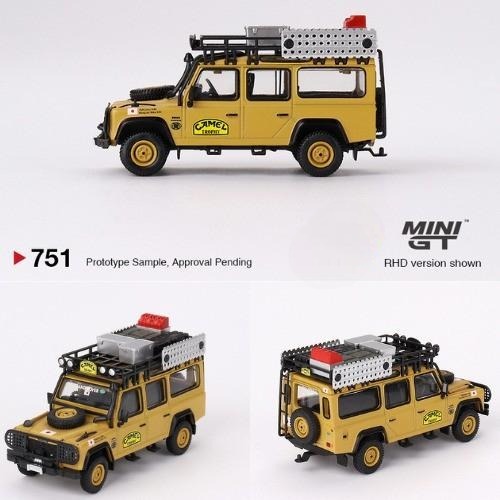MINI GT Land Rover Defender 110 1989 Camel Trophy Amazon Team Japan ...