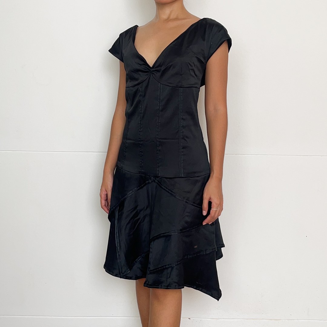 MNG black dress, Women's Fashion, Dresses & Sets, Dresses on Carousell