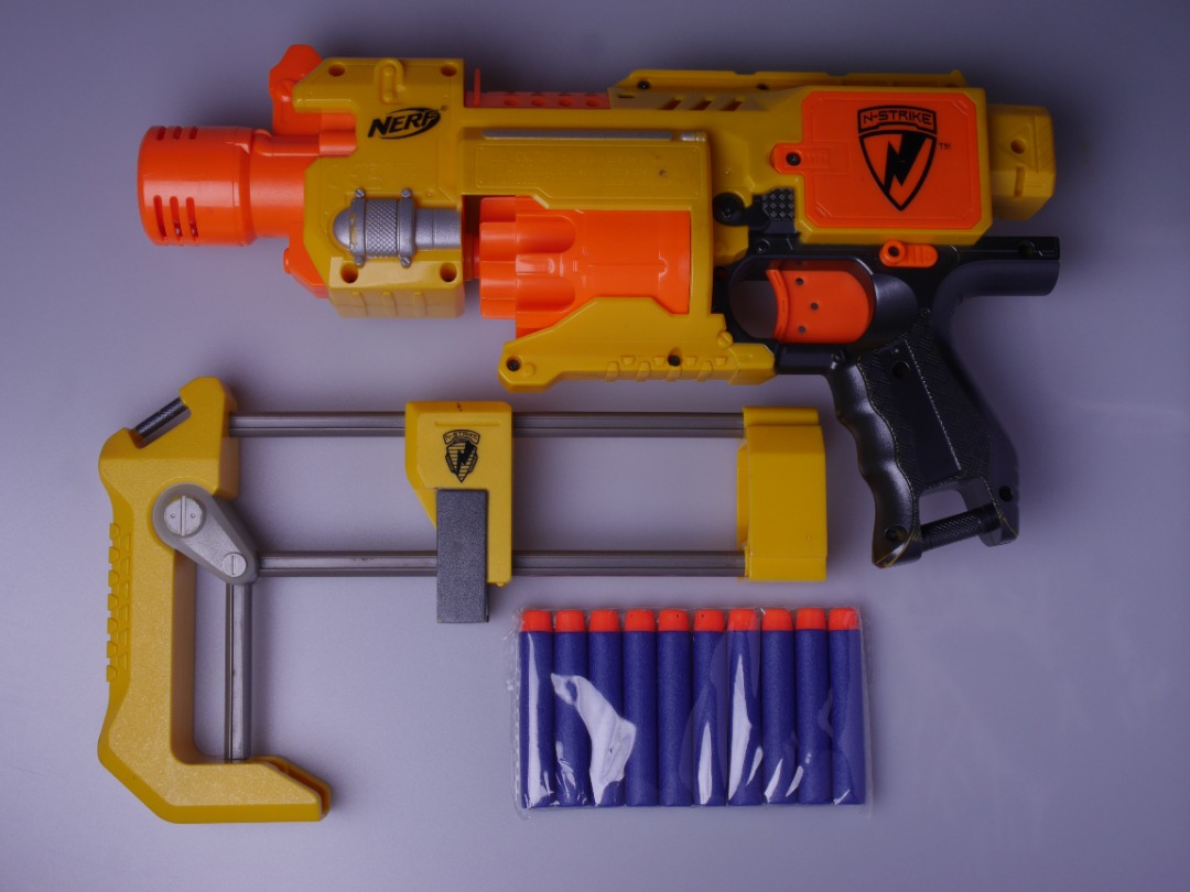 Nerf Motorized Barricade RV-10 With Shoulder Stock, Hobbies & Toys ...