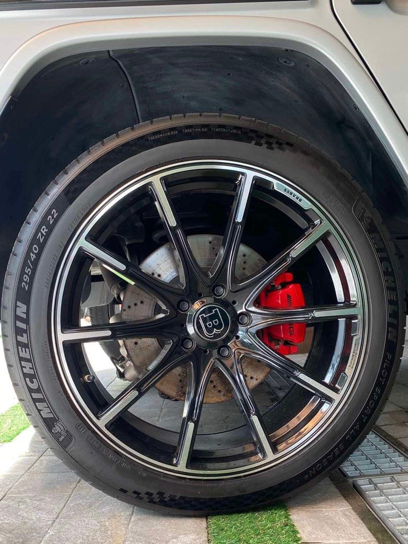 Original Brabus Platinum Edition Monoblock Z 22s Mags / Rims and Tires ...