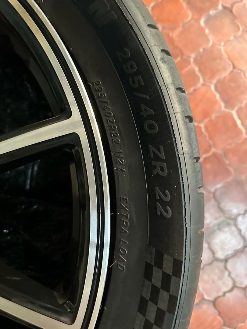Original Brabus Platinum Edition Monoblock Z 22s Mags / Rims and Tires ...