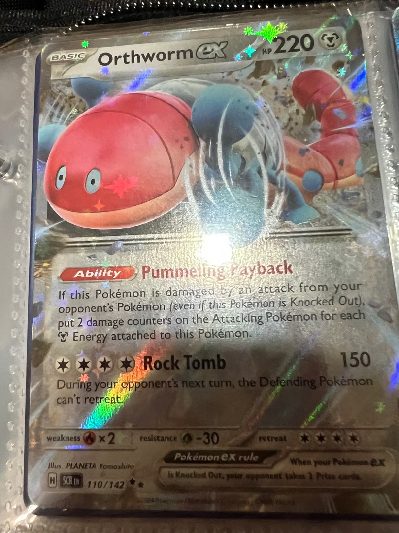Orthworm EX Pokemon TCG, Hobbies & Toys, Toys & Games on Carousell