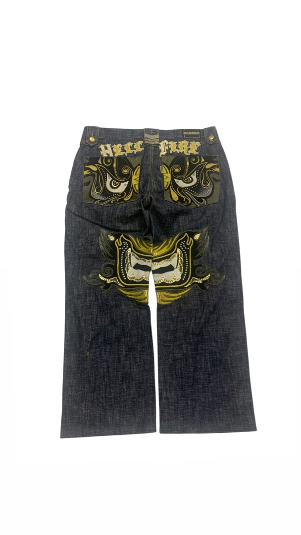 Parish Baggy Jeans Like Jnco Southpole Tapout affliction mma elite Y2k ...