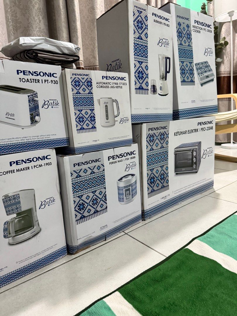 Pensonic Batik Series Perkakas Dapur worth RM1250, Furniture & Home ...