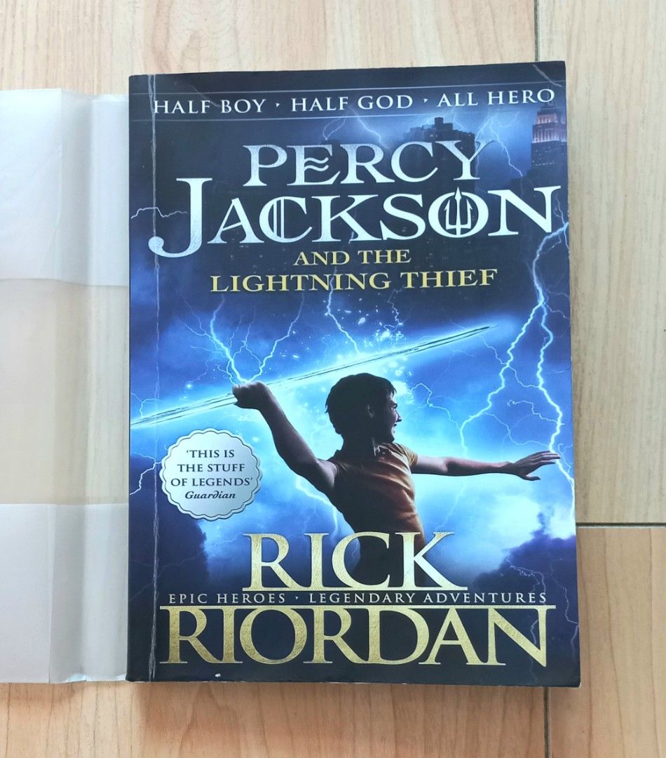 Percy Jackson and the Lightning Thief Book by Rick Riordan, Hobbies & Toys, Books & Magazines ...