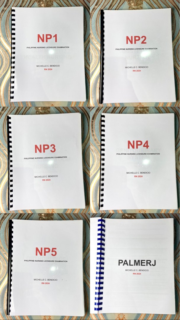 PNLE Reviewers - NP1 to NP5, Hobbies & Toys, Books & Magazines, Textbooks on Carousell