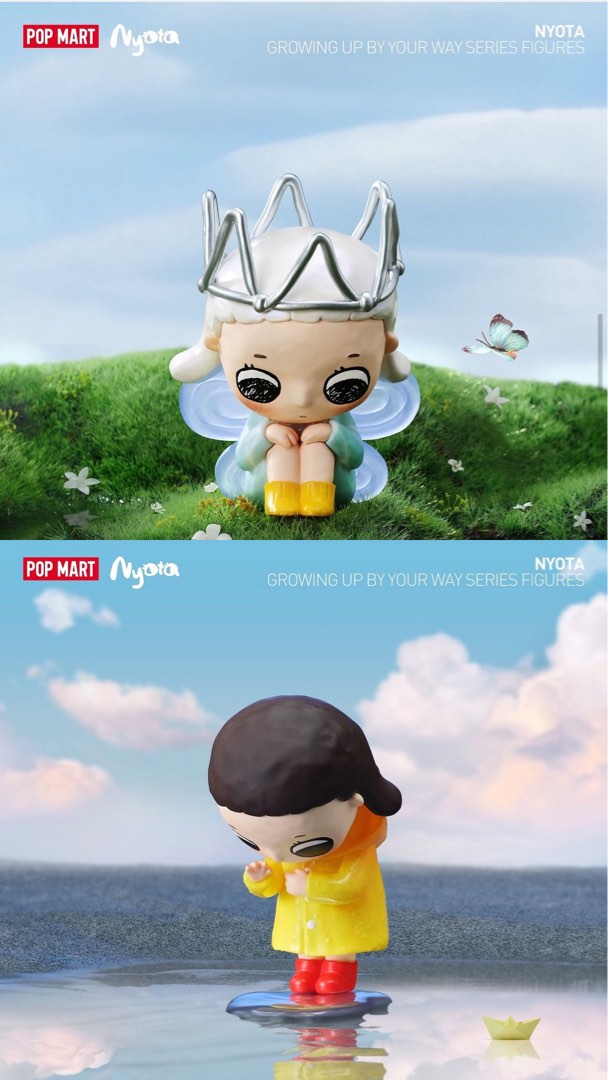 POPMART NYOTA GROWING UP & HI, Hobbies & Toys, Toys & Games on Carousell