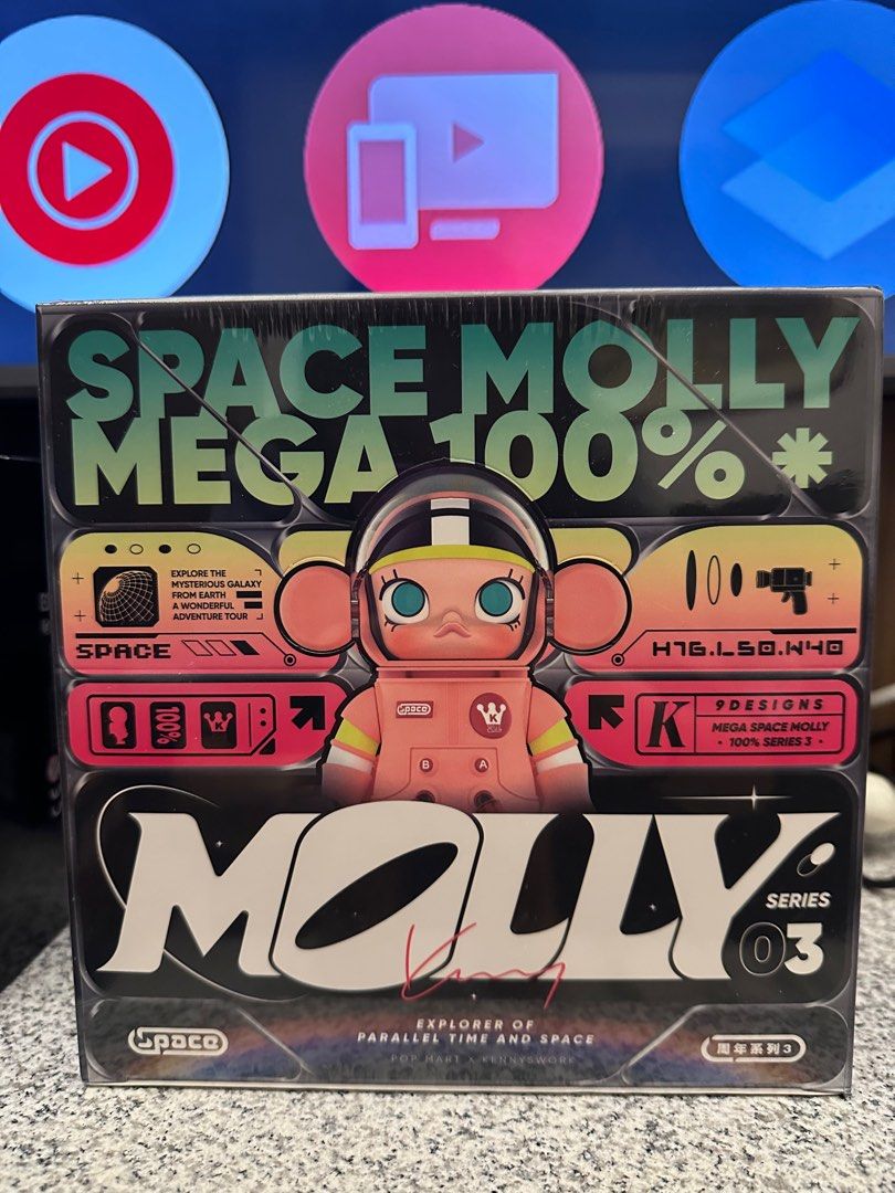 Popmart space molly 100% series 3 set, Hobbies & Toys, Toys & Games on ...