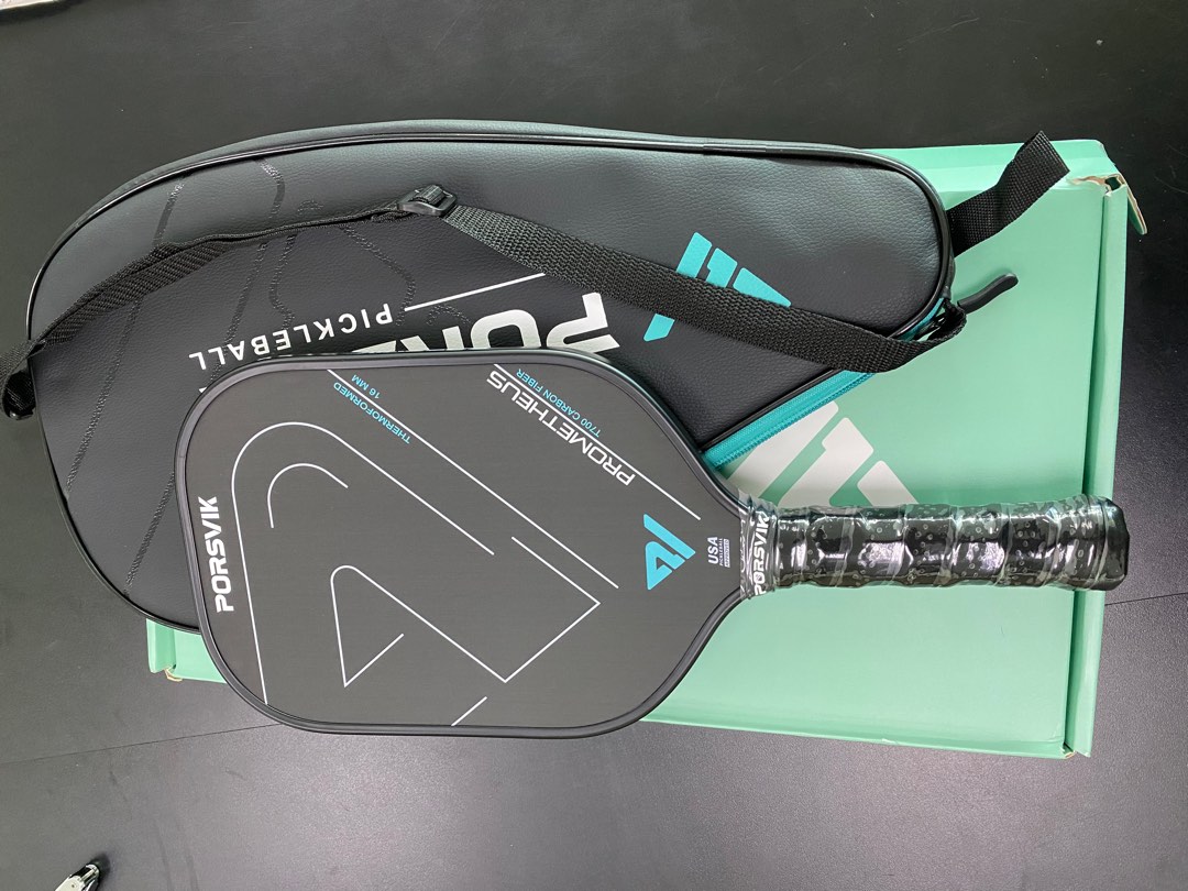 Porsvik Prometheus Pickleball Paddle Black Carbon Series, Sports ...