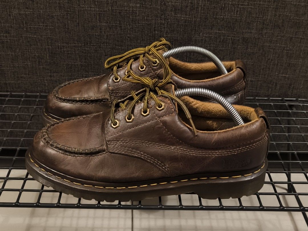 RARE Dr Martens Lowell Moc Toe Low Cut Boots with Goodyear Welted Sole ...