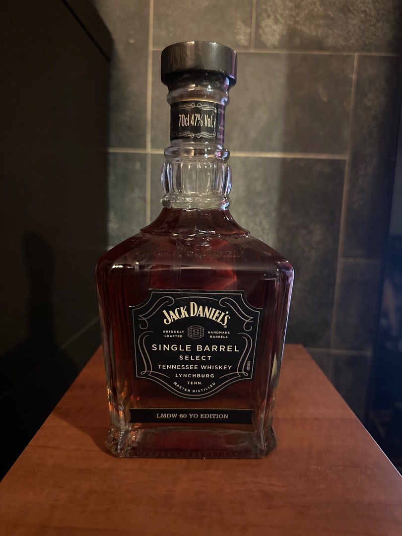 Rare, JD, Jack Daniel’s, Hand selected, TENNESSEE Whiskey, LMDW 60 yr ...