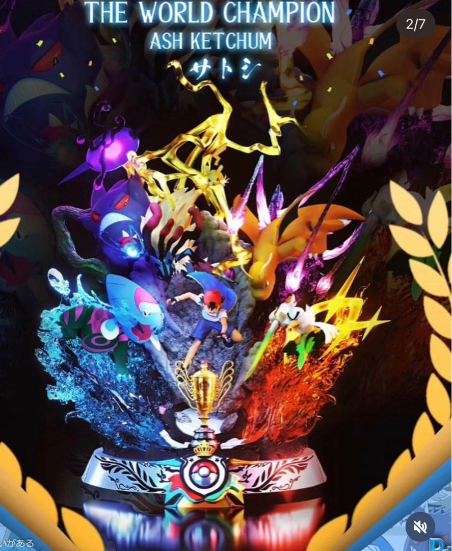Ready Stock - PC HOUSE Studio - The World Champion Ash Pokemon GK ...