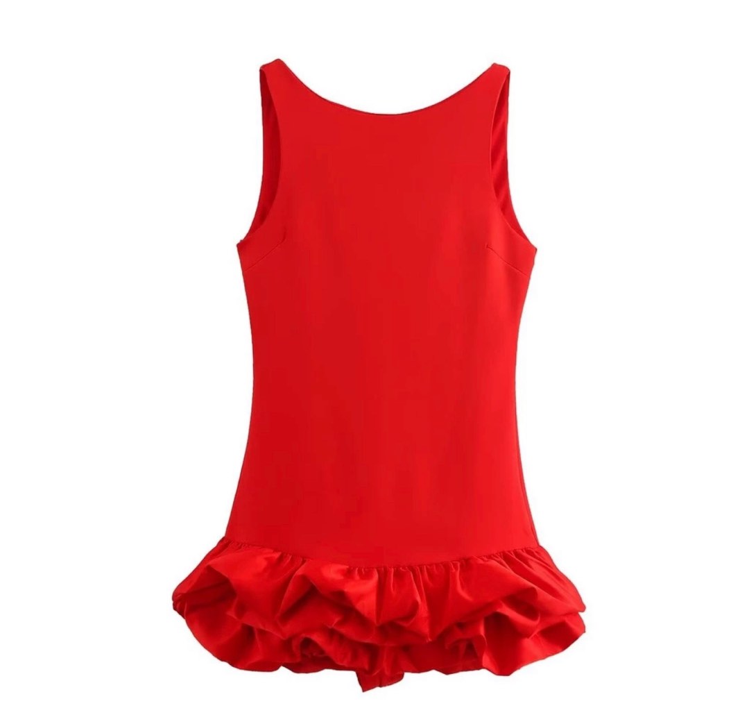 Red bubble dress, Women's Fashion, Dresses & Sets, Dresses on Carousell