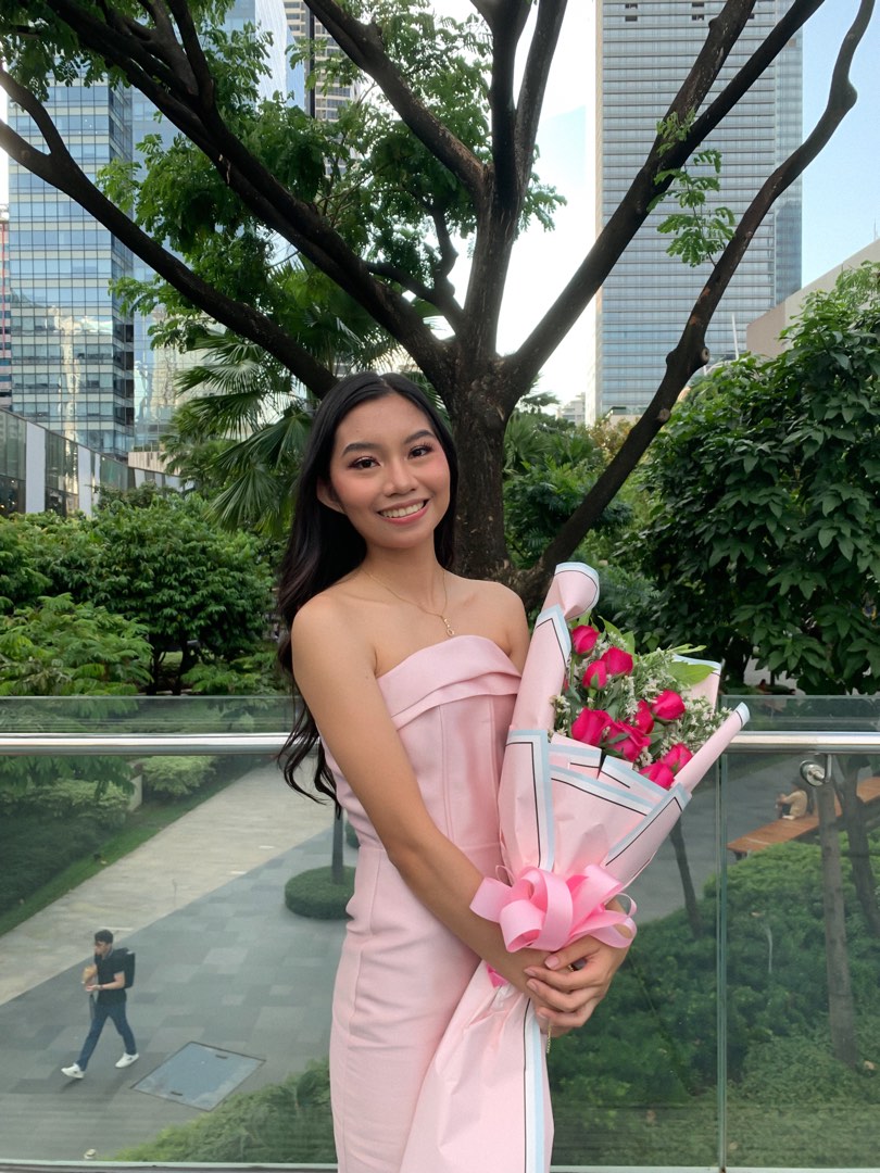 Rent Only: Laure by Roma Vera Dress in Light Pink (Graduation, Wedding ...