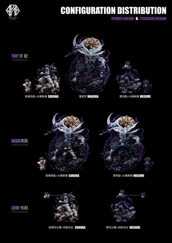 RESIN - Pre Order - Jujutsu Kaisen (JJK) - Space Realm studio - Sukuna ...