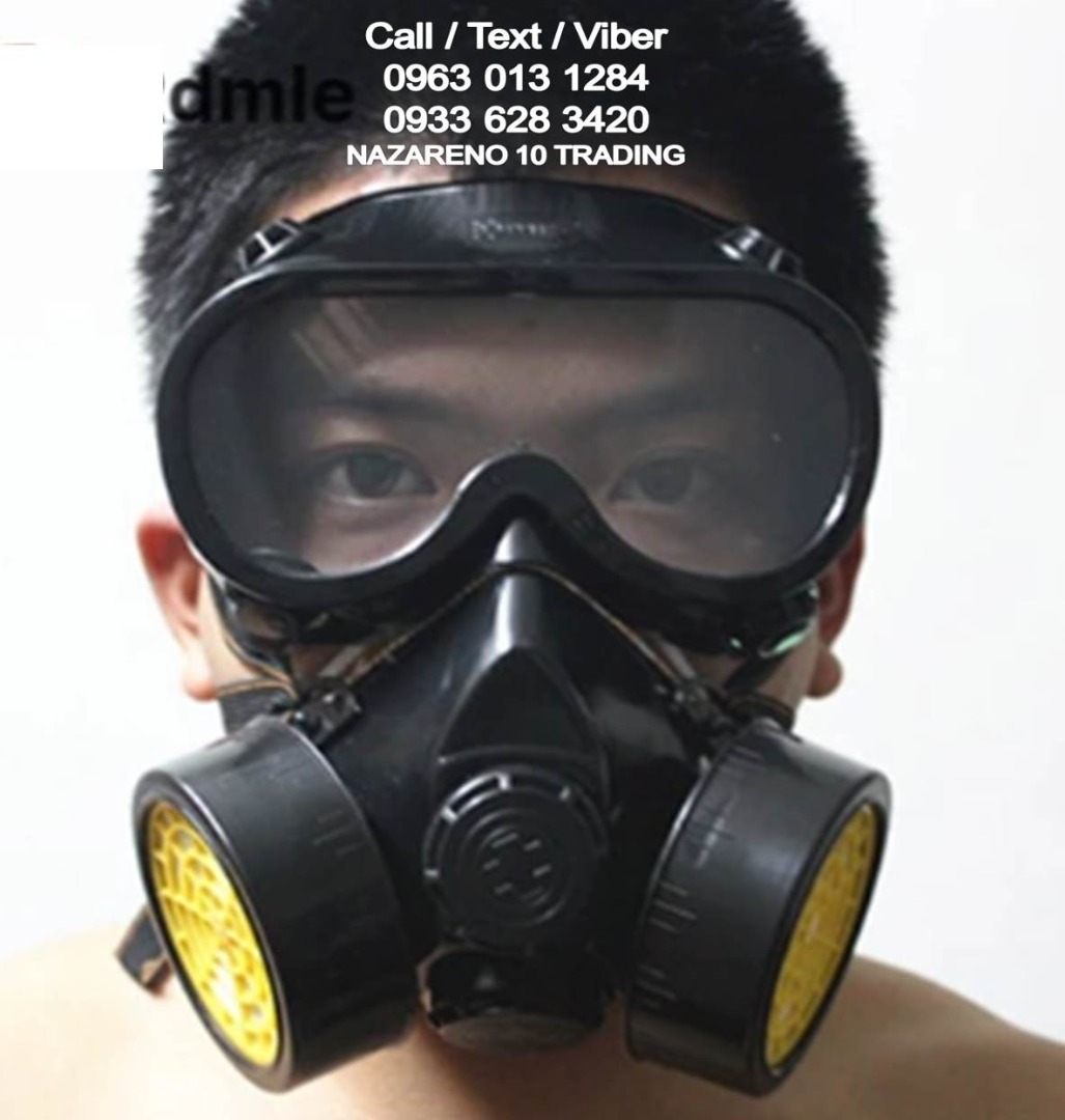 Safety Dust mask with Goggles, Looking For on Carousell