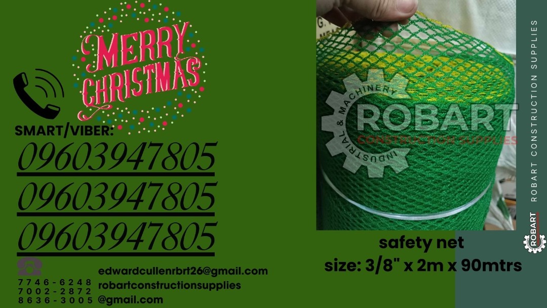 safety net size: 3/8" x 2m x 90mtrs, Everything Else, Others on Carousell