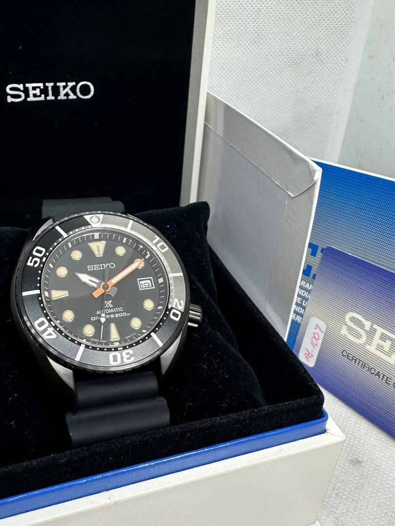 Seiko Prospex Sumo 45mm SPB125 Black Series Diver Automatic LE BNIB ...