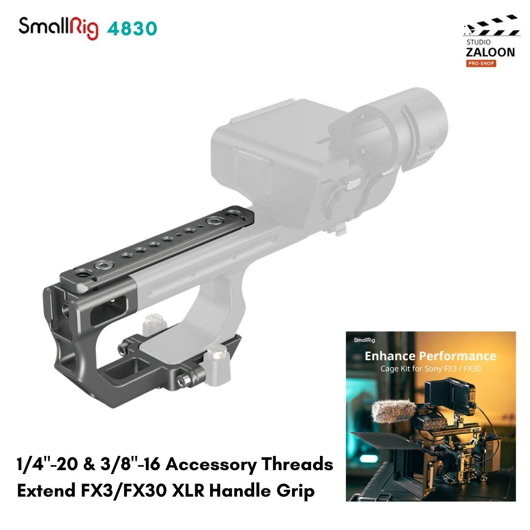 SmallRig Extension Mount Plate Kit for Sony FX3 and FX30 XLR Handle ...