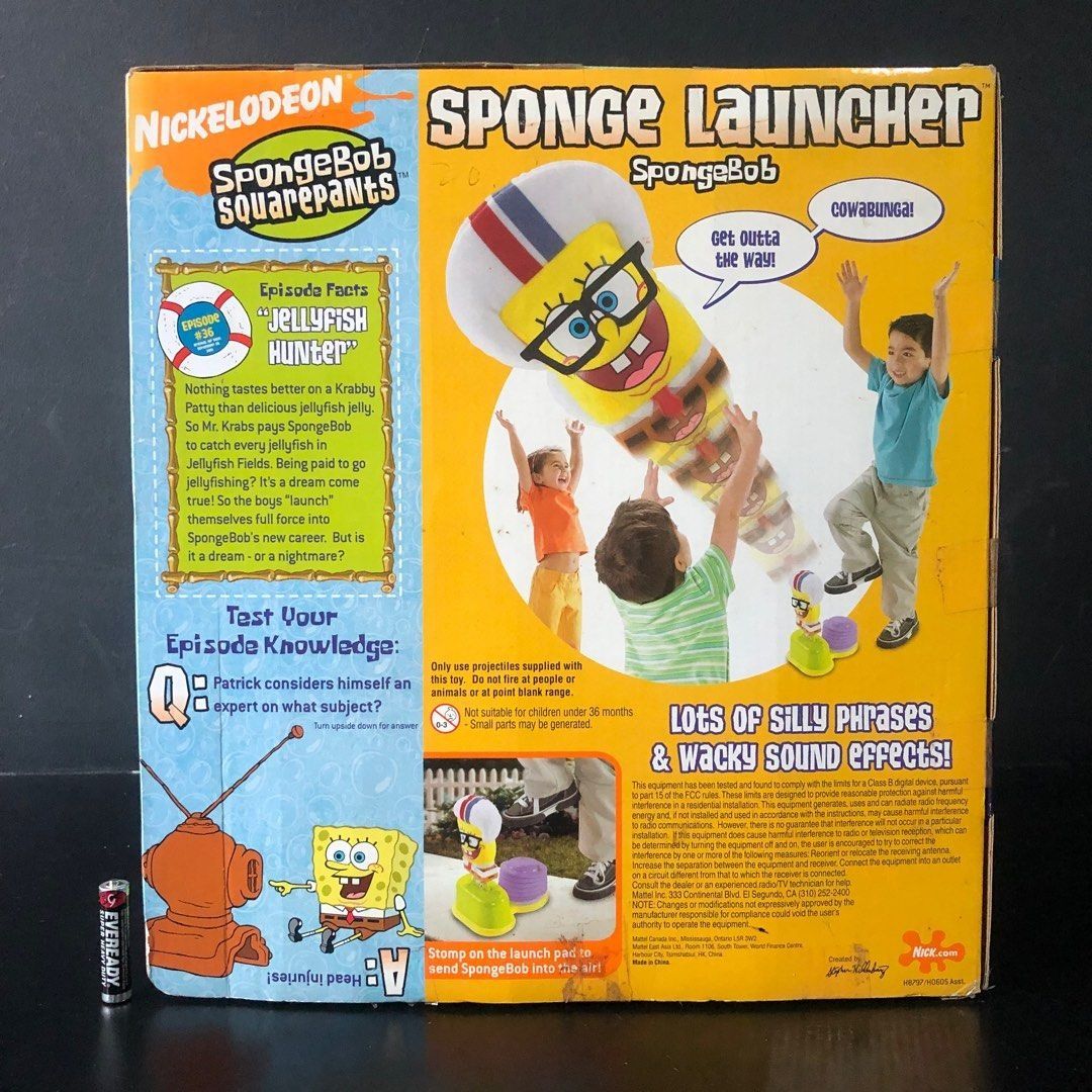 SpongeBob SquarePants Launcher Nickelodeon, Hobbies & Toys, Toys ...