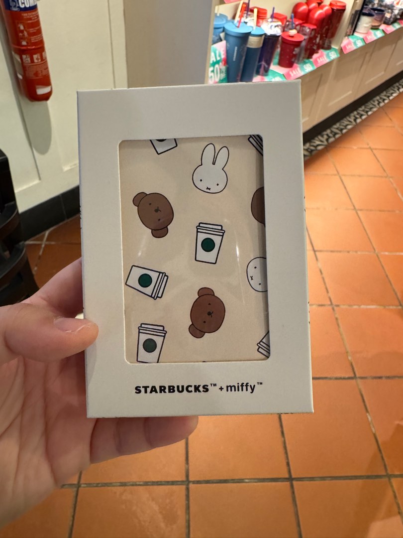 Starbucks Miffy Card holder land yard, Women's Fashion, Bags & Wallets ...