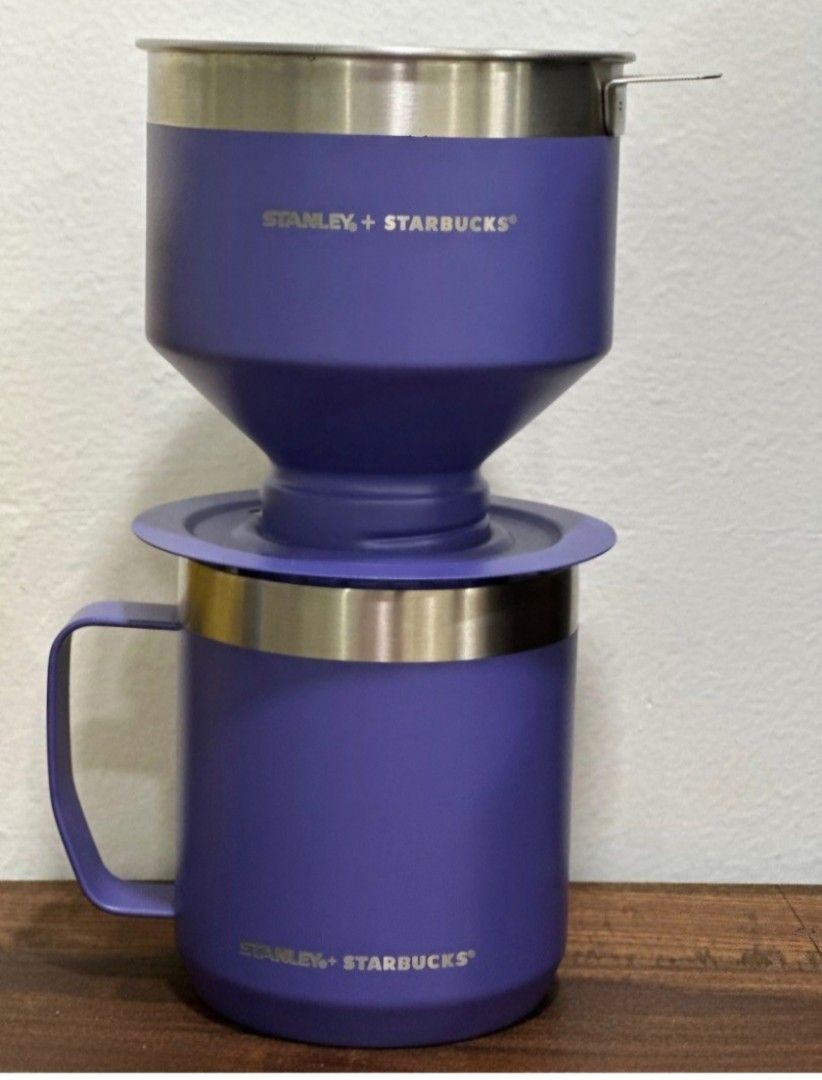 Starbucks x Stanley Stanless Steel brew over & mug set, TV & Home ...
