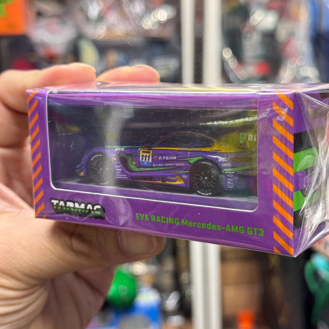 (sold out) Tarmac Works 1/64 Die-cast Model Car EVA Racing Mercedes-AMG ...