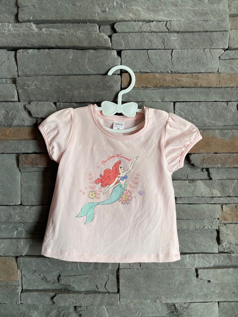 Tiny Button x Disney Ariel Top, Babies & Kids, Babies & Kids Fashion on ...