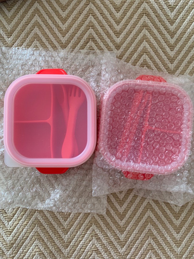 Tupperware baby with spoon & forks, Babies & Kids, Nursing & Feeding ...