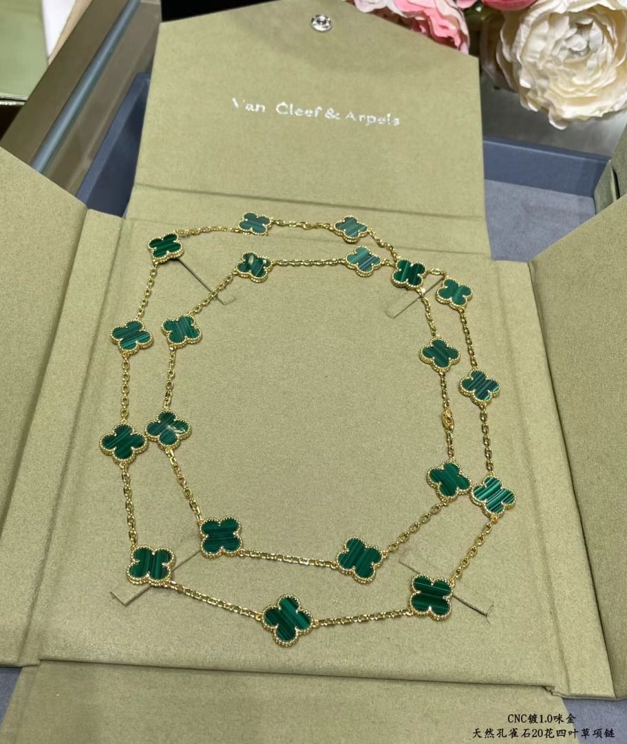 Van Cleef&Arpels V Gold Plated Mica 0000-1500 Mesh VCA Natural ...