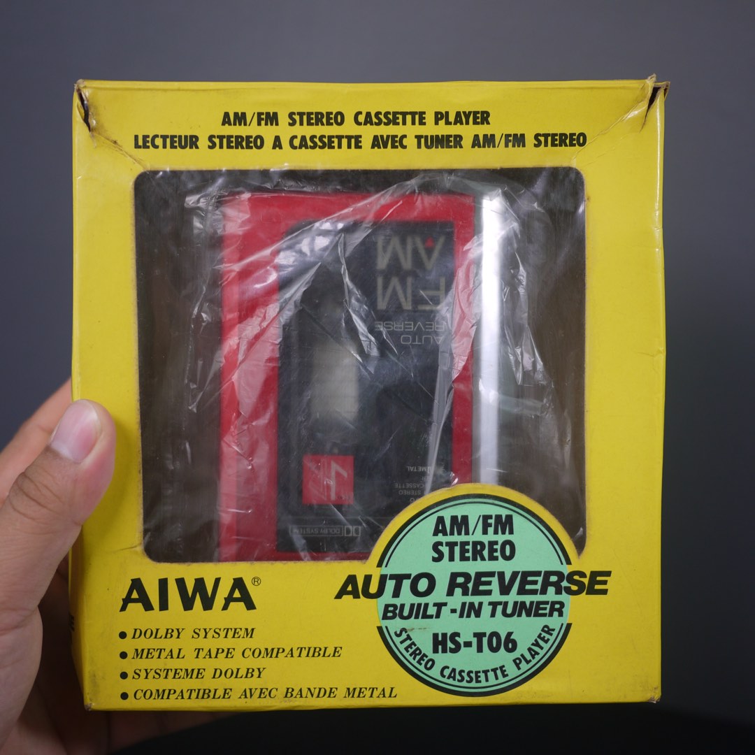 VERY RARE Aiwa HS-T06 with Original box, Audio, Portable Music Players on Carousell