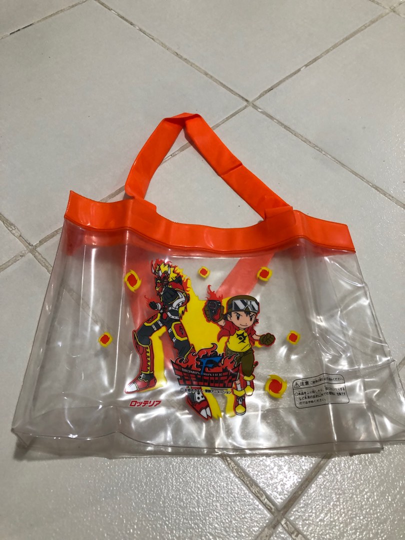 VINTAGE ANIME DIGIMON FRONTIER BEACH BAG, Women's Fashion, Bags ...