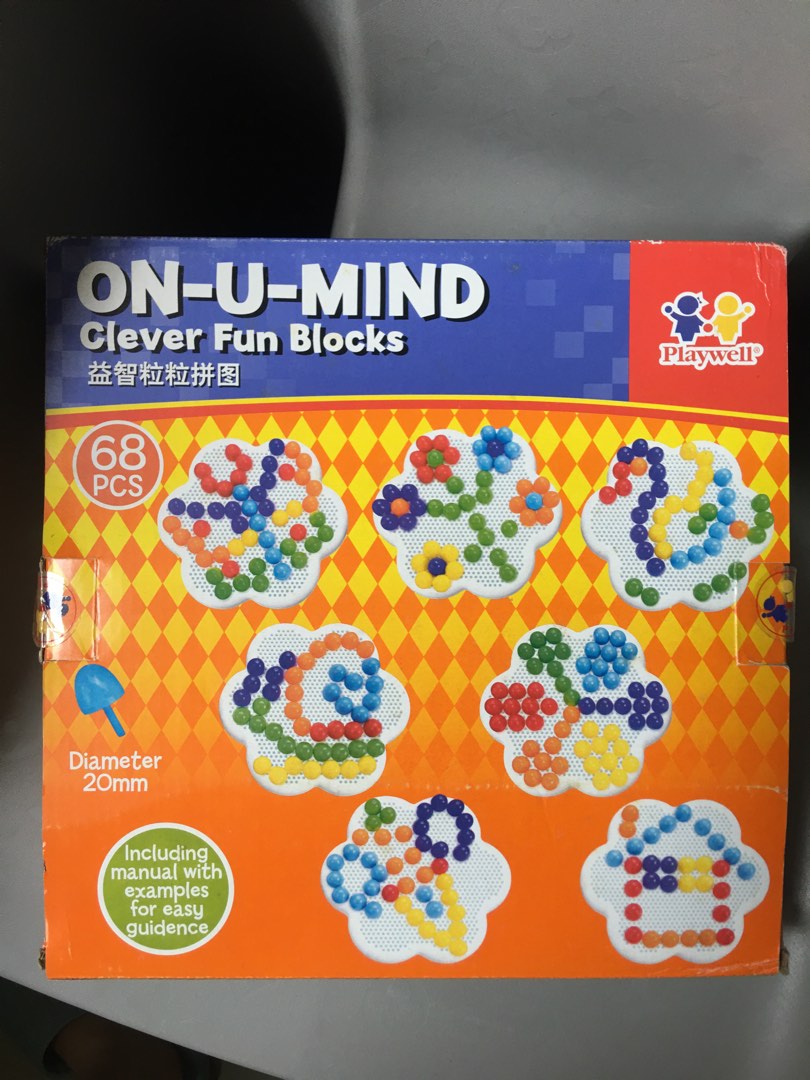 VINTAGE Clever Fun Block Puzzle, Antik, Pajangan di Carousell