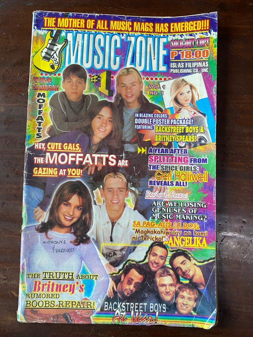 VINTAGE TAGALOG SONGHITS MUSIC ZONE - Backstreet Boys / Britney Spears ...