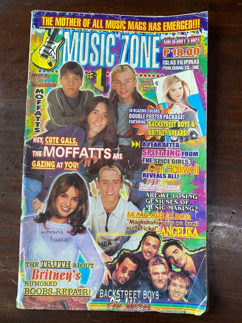 VINTAGE TAGALOG SONGHITS MUSIC ZONE - Backstreet Boys / Britney Spears ...