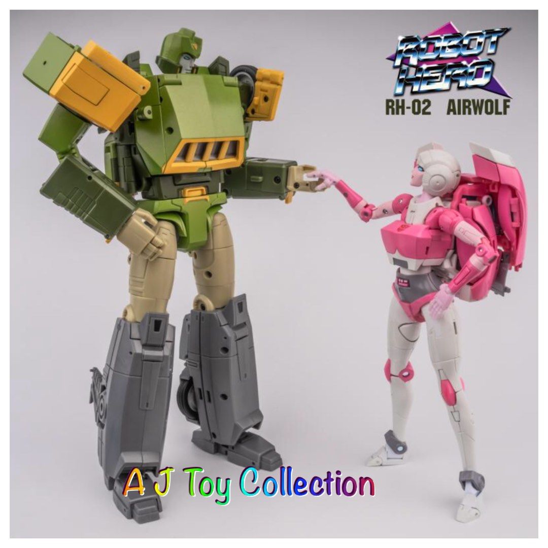 [ In Stock ] Transformers RobotHero RH-02 RH02 AirWolf Springer Triple ...