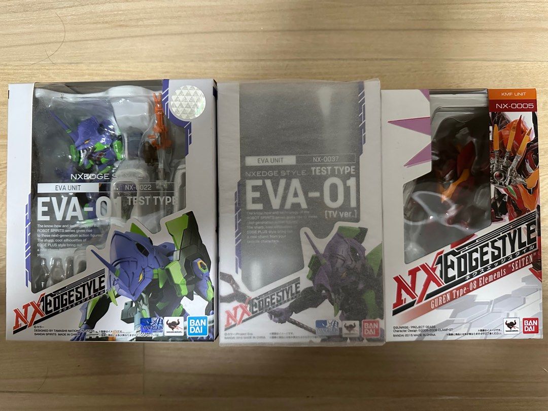 全新 NX Nxedge Style 行版 EVA 初號機 電影版 + TV 版 + 日版 Code Geass 紅蓮聖天八極式, 興趣及遊戲, 玩具 & 遊戲類 - Carousell