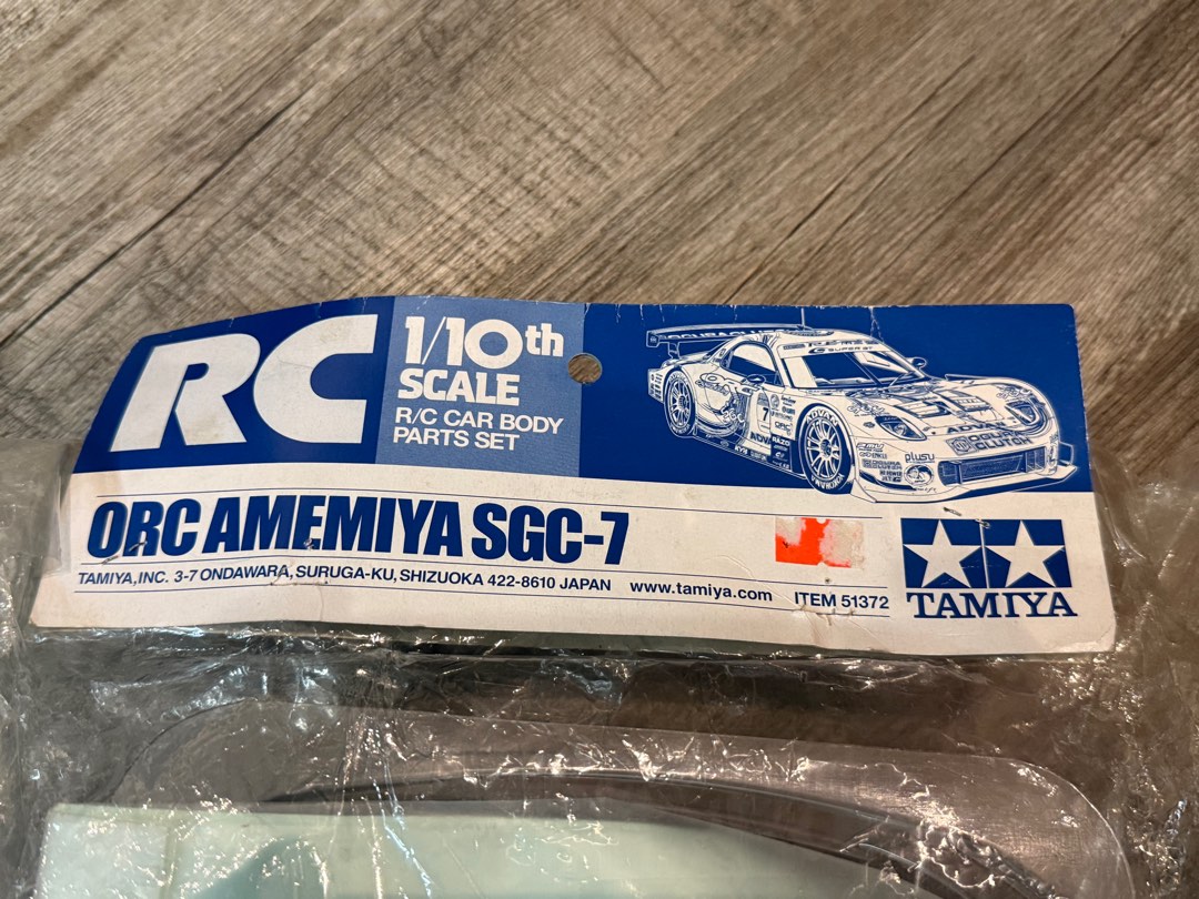 絕版 Tamiya 51372 RC 1/10 Mazda RX-7 ORC AMEMIYA SGC-7 車殼, 興趣及遊戲, 收藏品及紀念品 ...