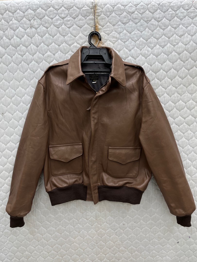 A(70). VTG WILLIS GEIGER US ARMY A2 LEATHER JACKET, Luxury, Apparel on ...