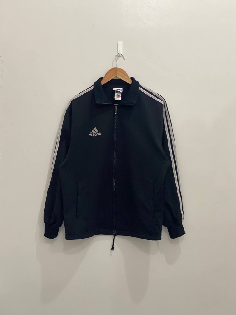 ADIDAS TRACK JACKET BLACK, Men's Fashion, Coats, Jackets and Outerwear ...