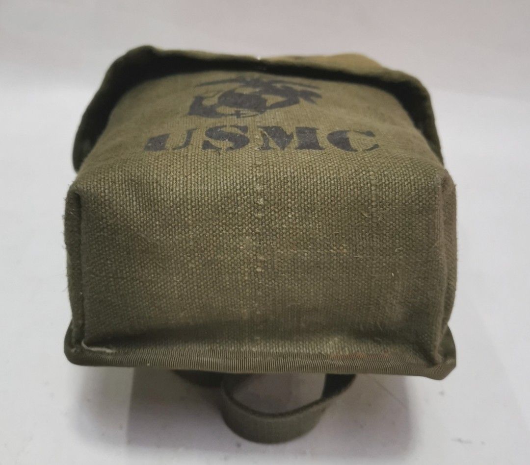 ARMY FORCE GEAR USMC UNITED STATES MARINE CORPS TEXT CANVAS CROSSBODY ...
