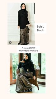 Bella Ammara Kurung, Women's Fashion, Muslimah Fashion, Baju Kurung & sets on Carousell