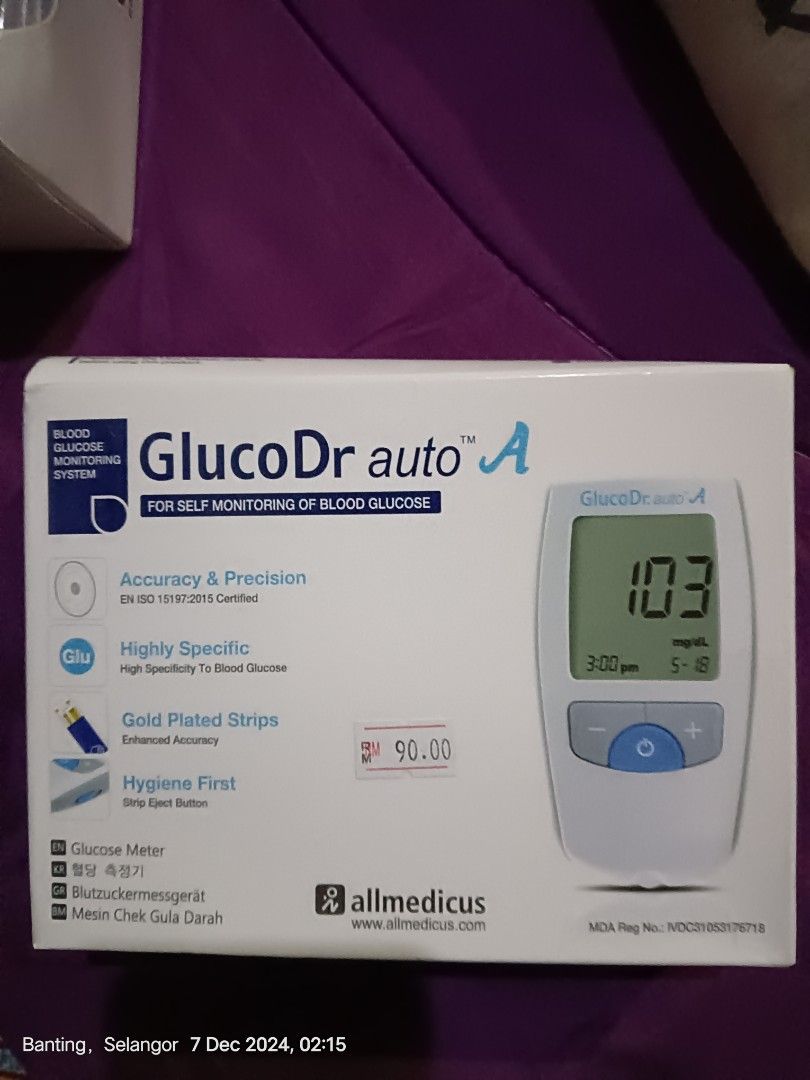 Blood monitoring system, Health & Nutrition, Medical Supplies & Tools ...