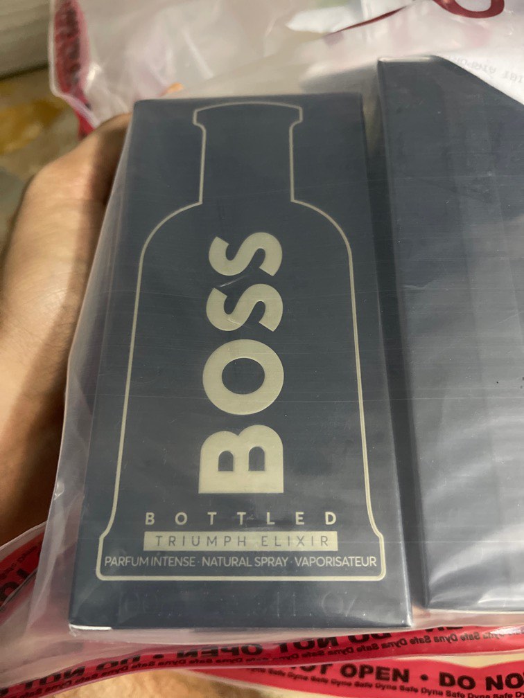 (Dfs)Boss bottled triumph elixir parfum intense perfume 100ml, Beauty ...