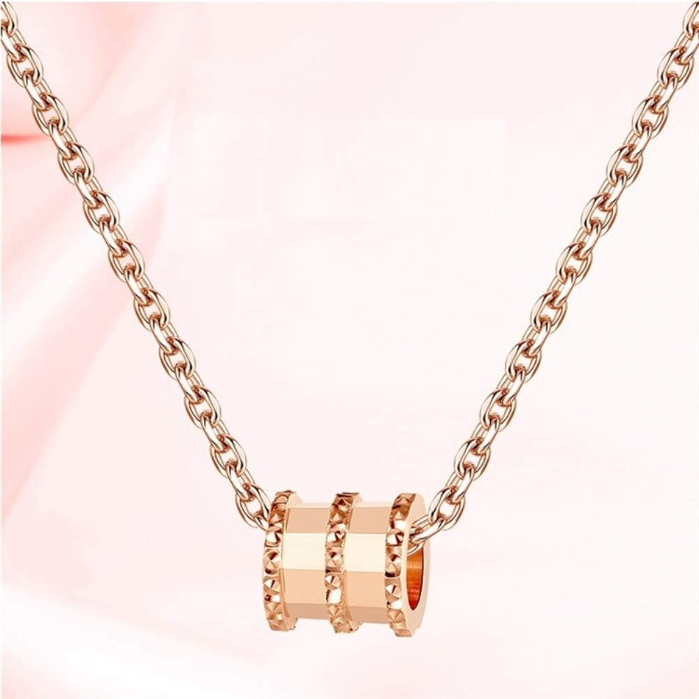 C29 Cylinder Barrel Pendant Necklace, Women's Fashion, Jewelry ...