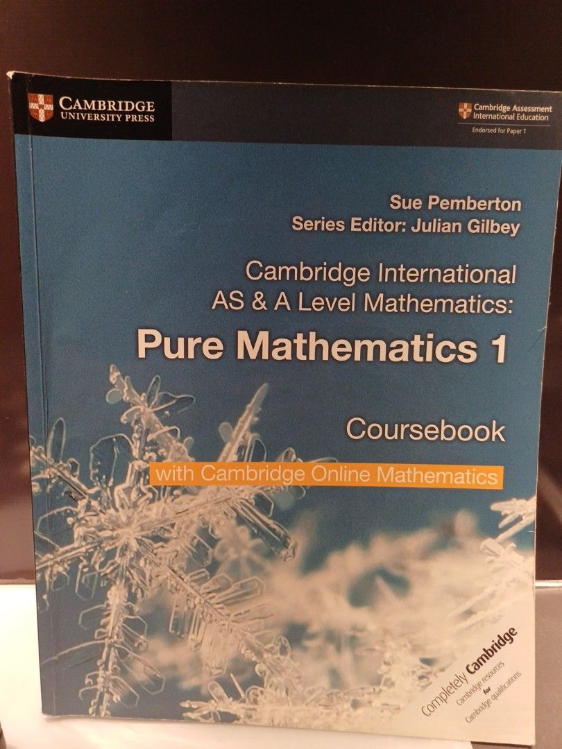 Cambridge International AS & A Level Pure Mathematics 1, Hobbies & Toys ...