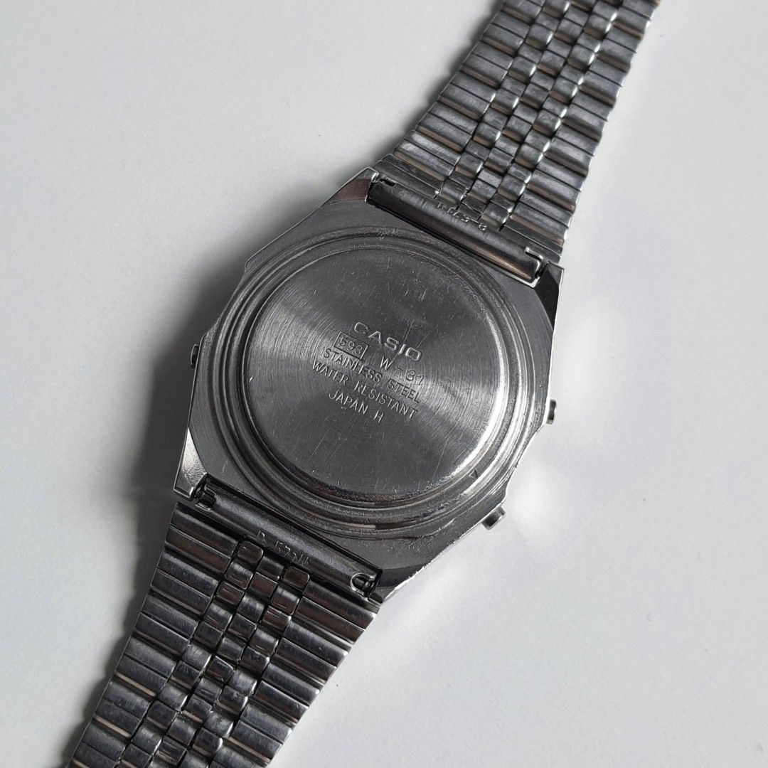 Vintage Casio W-31 Full Metal Made in Japan , Men's Fashion, Watches ...