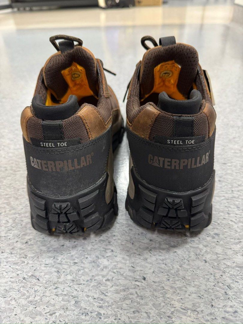 Caterpillar Men's INVADER Steel Toe Work Shoe /ASTM F2413-18 DARK BROWN ...