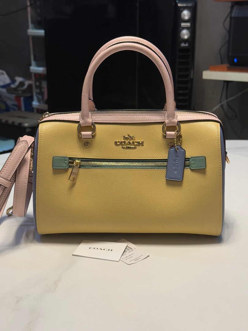 Coach Rowan Block, Luxury, Bags & Wallets on Carousell