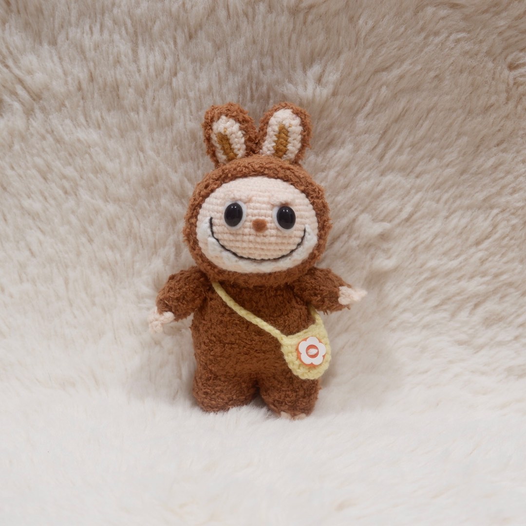 Crochet Labubu, Hobbies & Toys, Stationery & Craft, Handmade Craft on ...